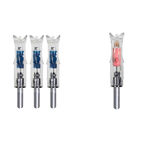 JIANZD Led Nocks 7.62mm Automatic Light Nocks Replaceable Arrow Nocks for Hunting Shooting-3 Pcs(.30")