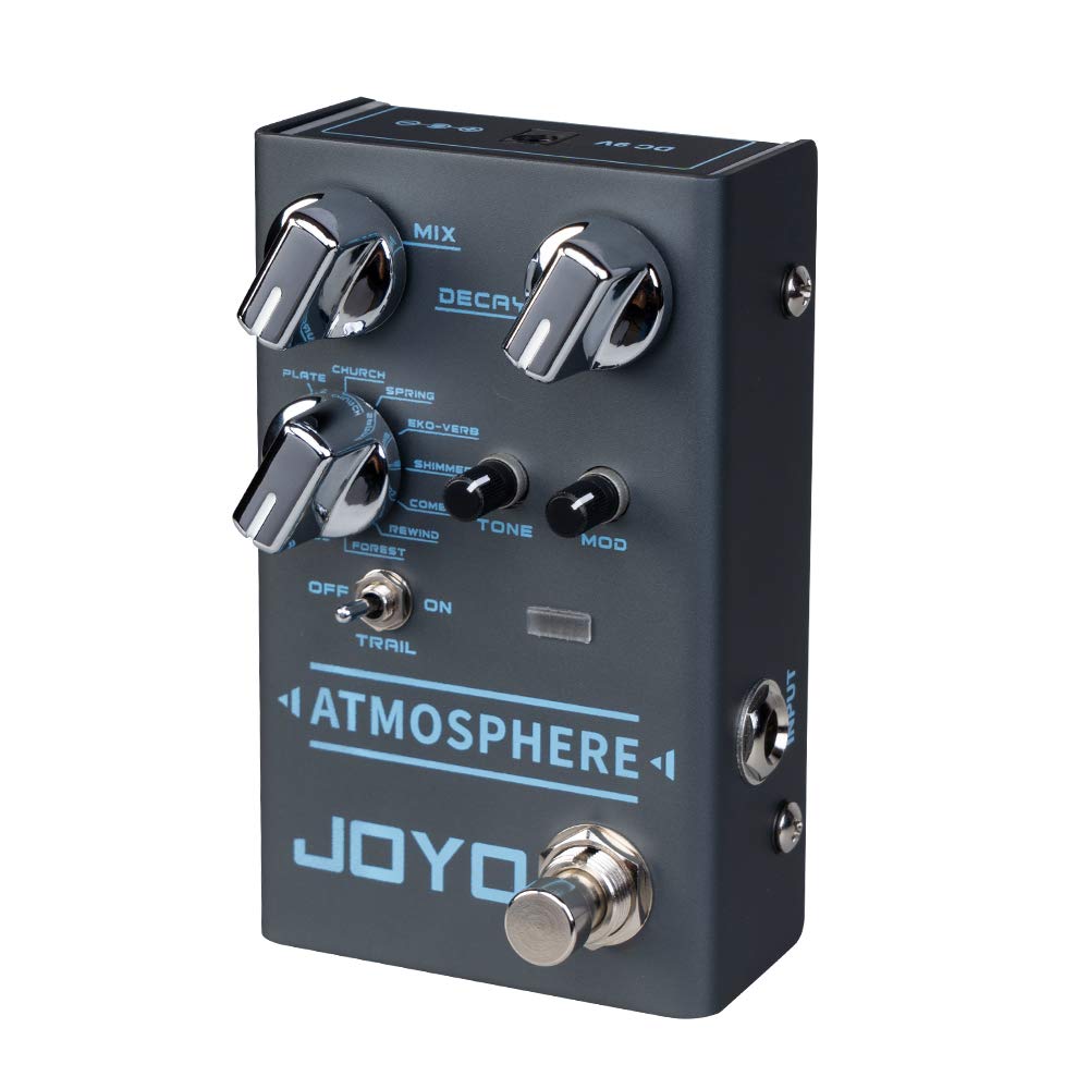 JOYO R-14 Atmosphere Reverb Pedal Bundle with JP-03 DC 9V 2A Pedal Power Supply