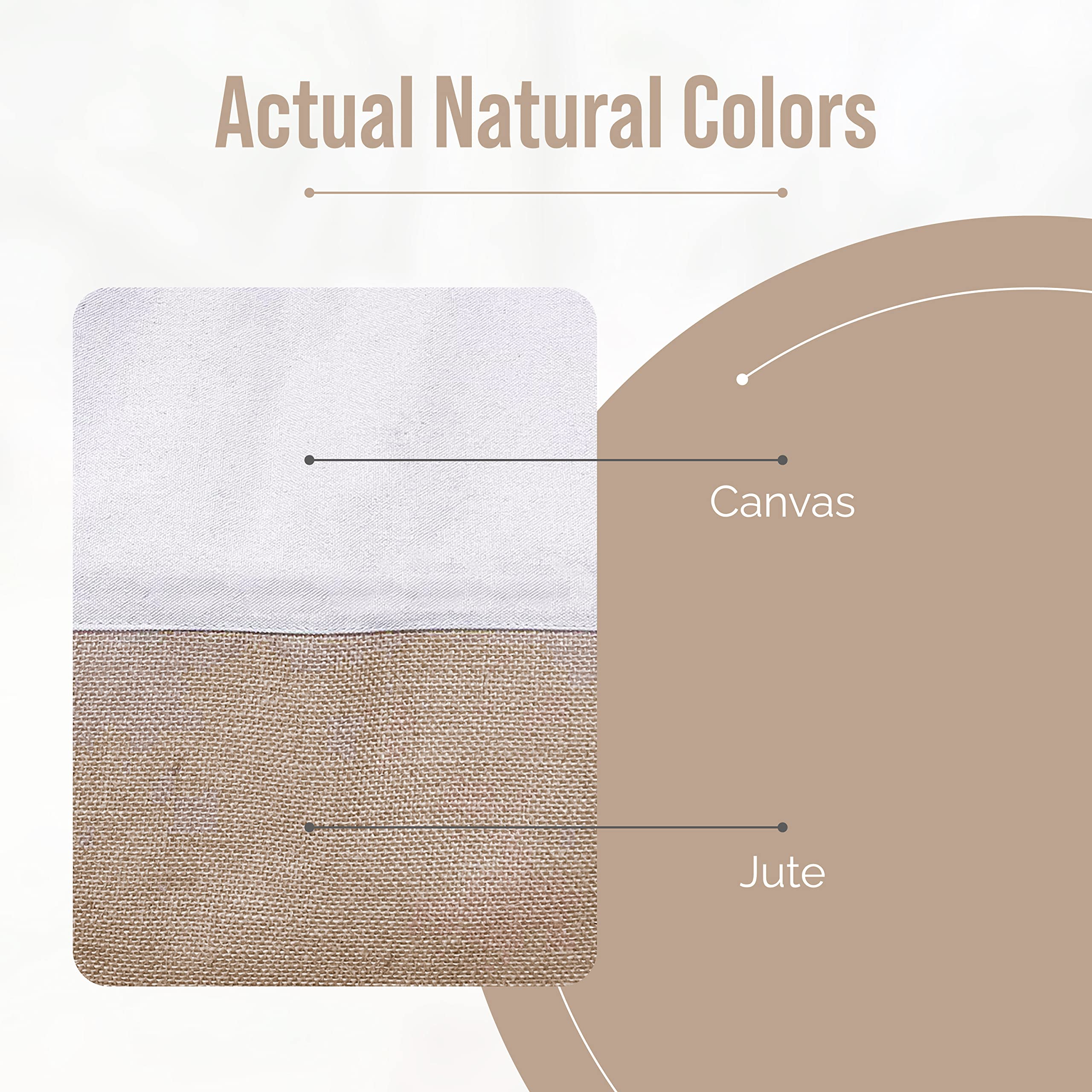 Large Jute Canvas Shoulder Beach Bag | Finely Woven Eco-friendly Canvas and Jute Tote | Cute Summer Pool Bag with an Elegant White Liner and Soft Drawstring | Offered by Hydrangea Island Trading Co