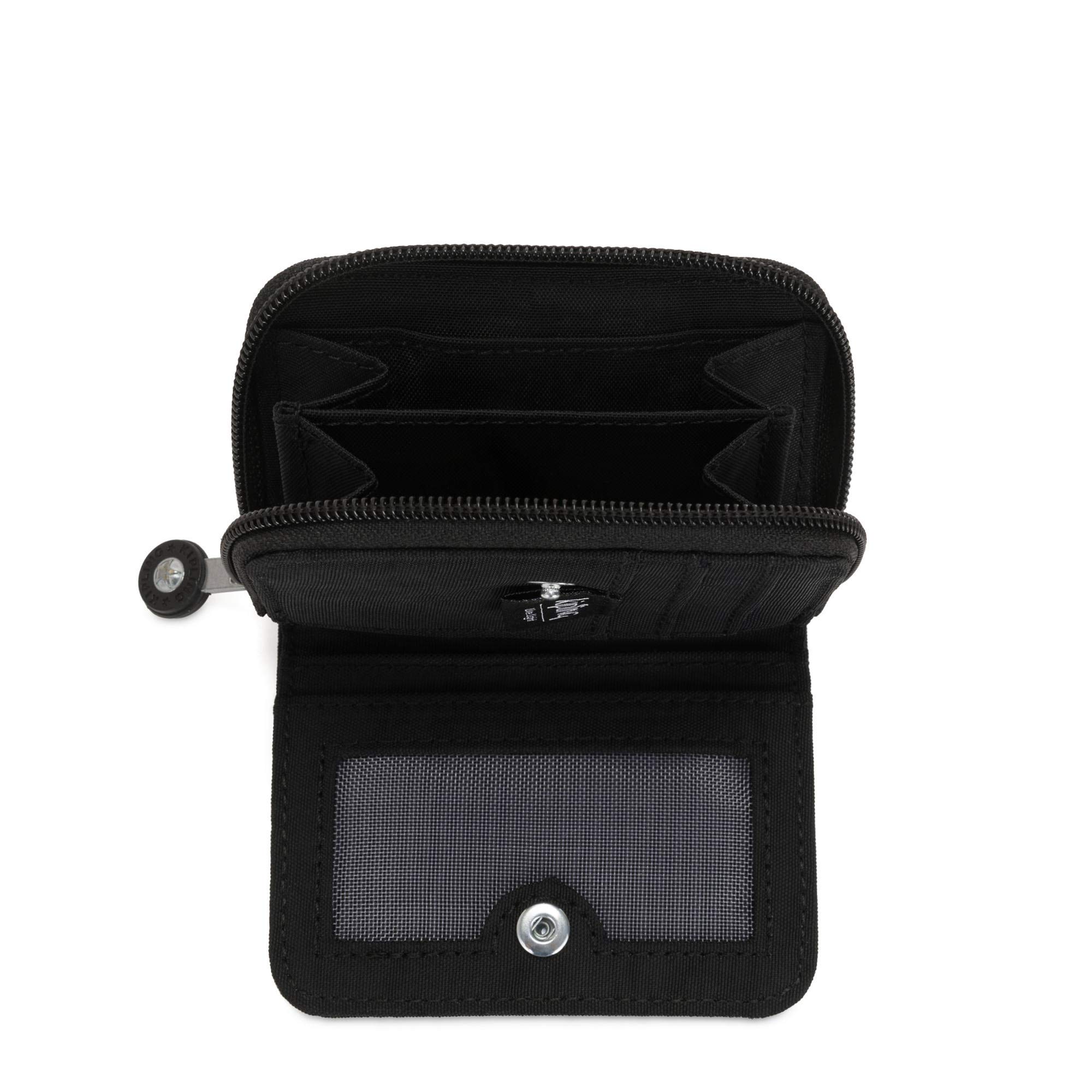 Kipling Women's Tops Wallet, Compact, Practical, Nylon Travel Card Holder