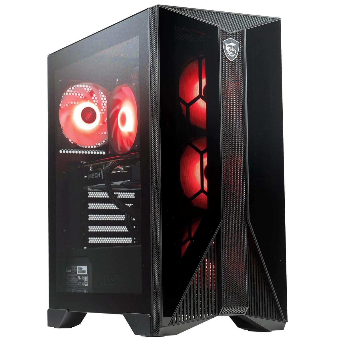 MSI Aegis ZS (Tower) Gaming Desktop, AMD Ryzen R5-5600G, Radeon RX 6700 XT, 16GB Memory (Dual-CHL), 500GB SSD, WiFi 6E, USB Type-C, VR-Ready, Windows 11 Home (5DS-290US)