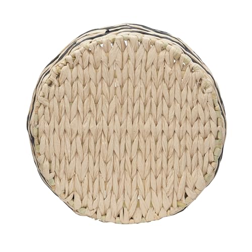 Household Essentials, Natural and Black Cattail and Paper Zee Basket