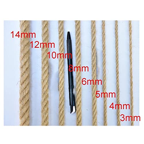 OUYOXI Safety net Child Protection net Decoration Net Hemp Rope 8mm, Multifunctional Hand Woven Retro Grid Net Safety Hemp Rope net Photo Wall, Hanging Net (Colour:Yellow,Size:1x1m(3.28x3