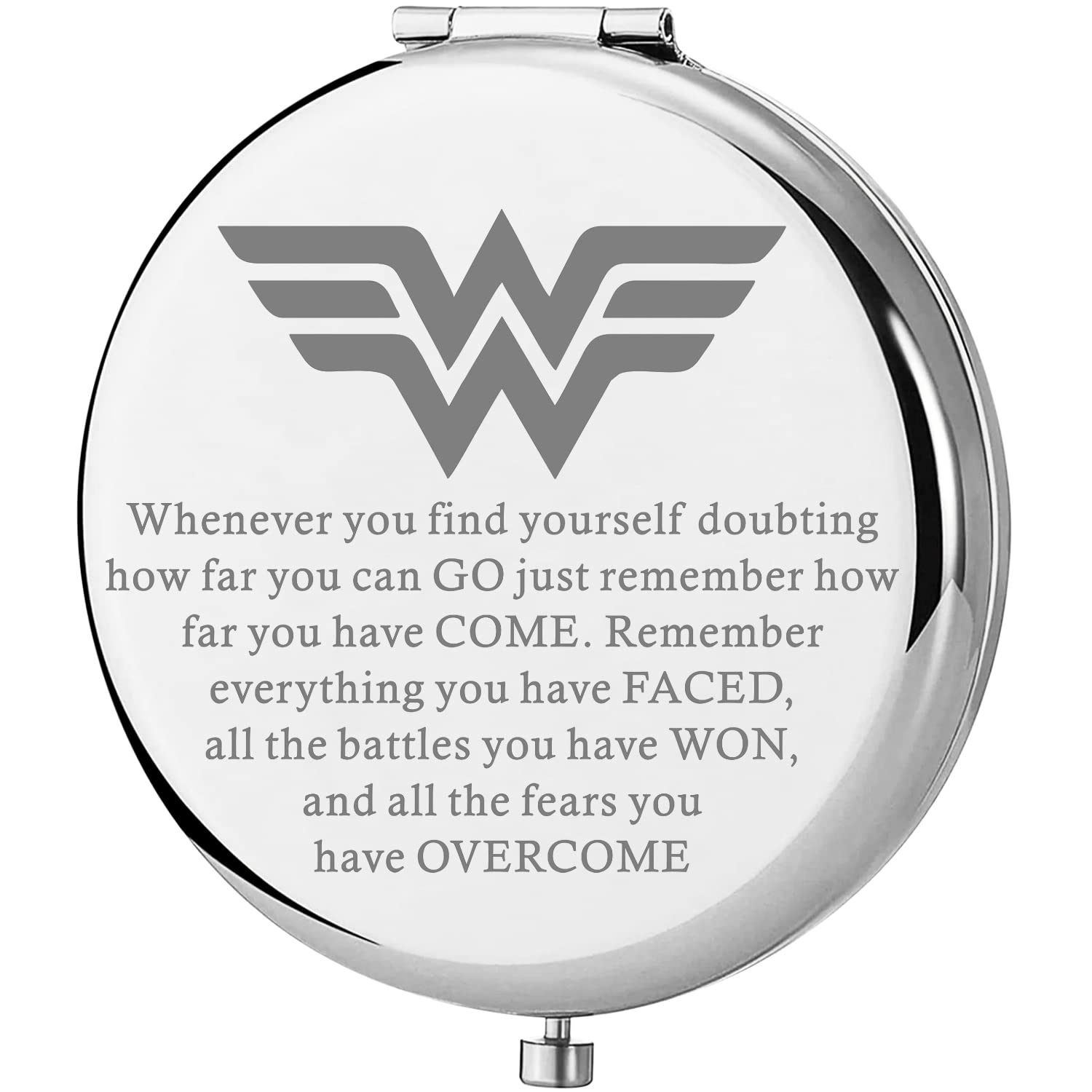 Lywjyb Birdgot Movie Inspired Gift Inspirational Makeup Mirror Movie Lover Gift for Girlfriend Wife (Whenever Won Mirr)