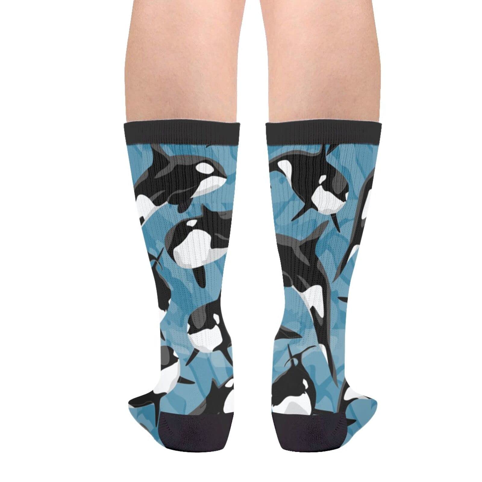 Jedenkuku Badminton Racket Sport Novelty Fun Crew Socks Fashion Comfortable Men'S And Women'S Socks