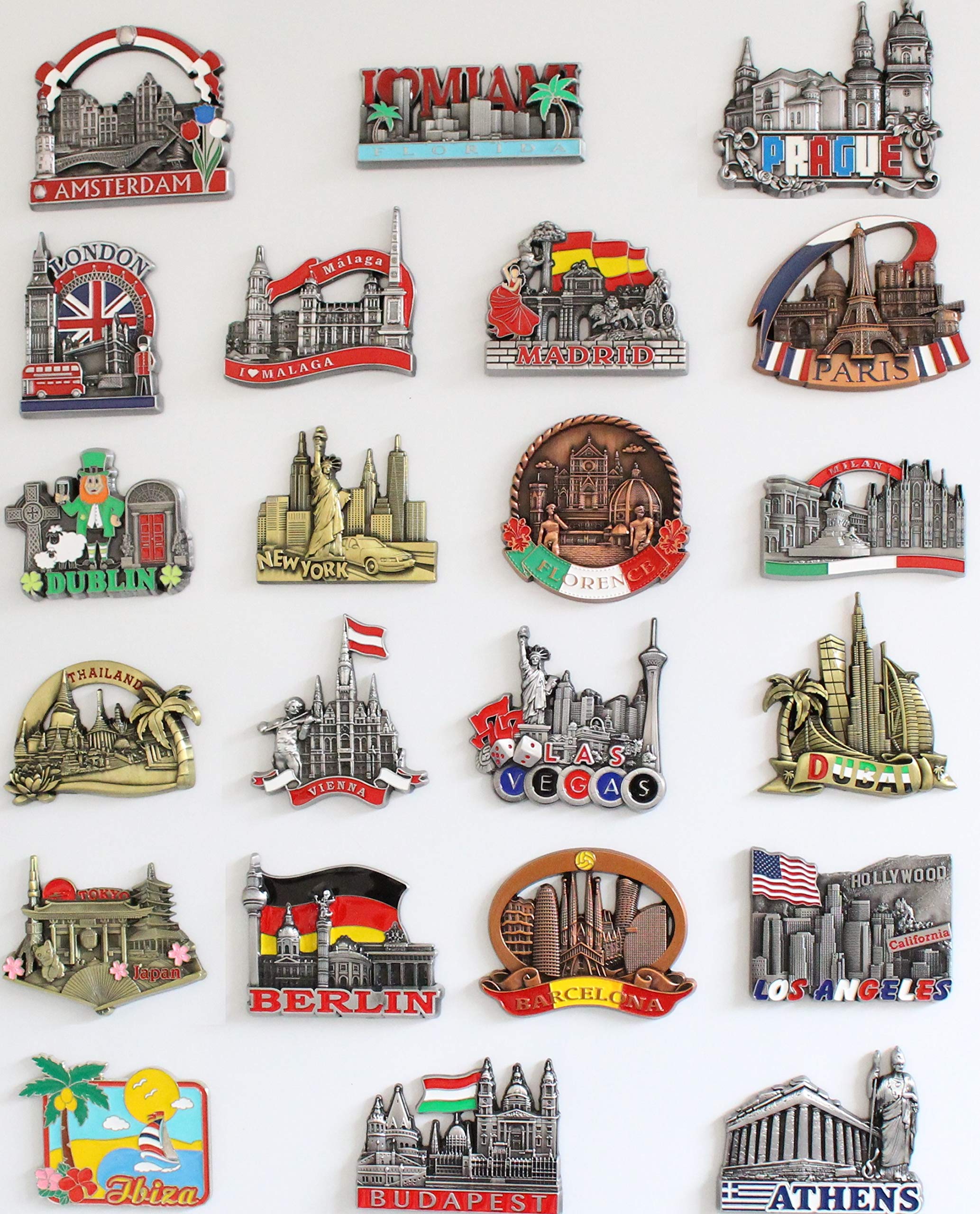 Los Angeles Metal Magnet Unique Design Home Kitchen Decorative Travel Holiday Souvenir Gift, Stick Up Your Lists, Photos on Your Refrigerator