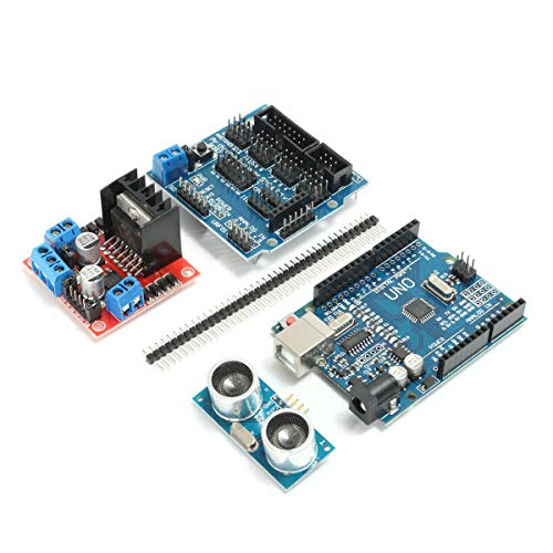 Heavensense DIY L298N 2WD Ultrasonic Smart Tracking Moteur Robot Car Kit for Arduino