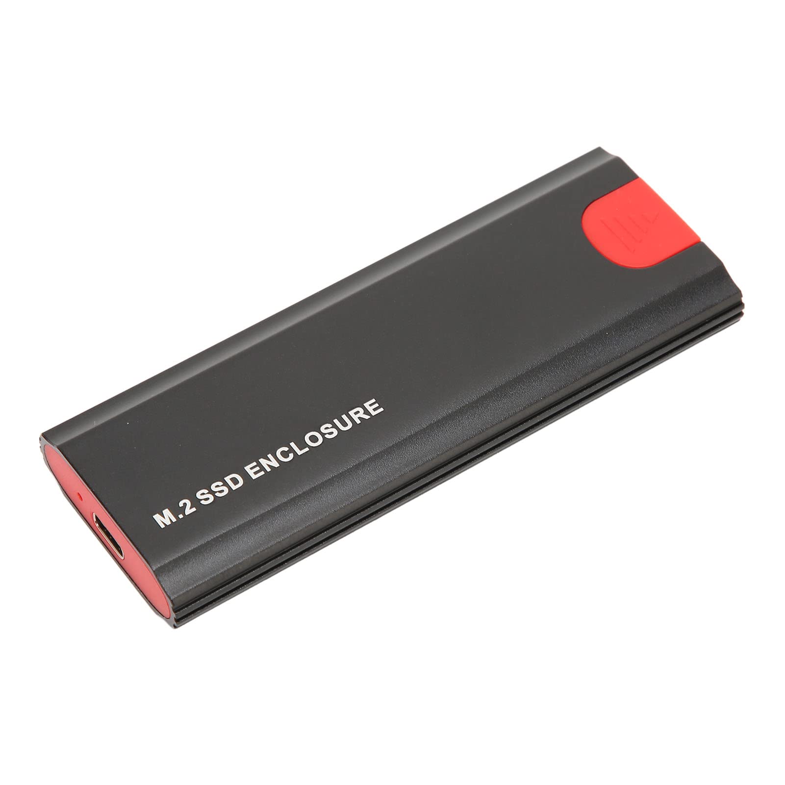 M.2 SSD Enclosure, 10Gbps High Speed Aluminum Alloy Shell M.2 NVME SSD Enclosure for 2242 SSD (Black)