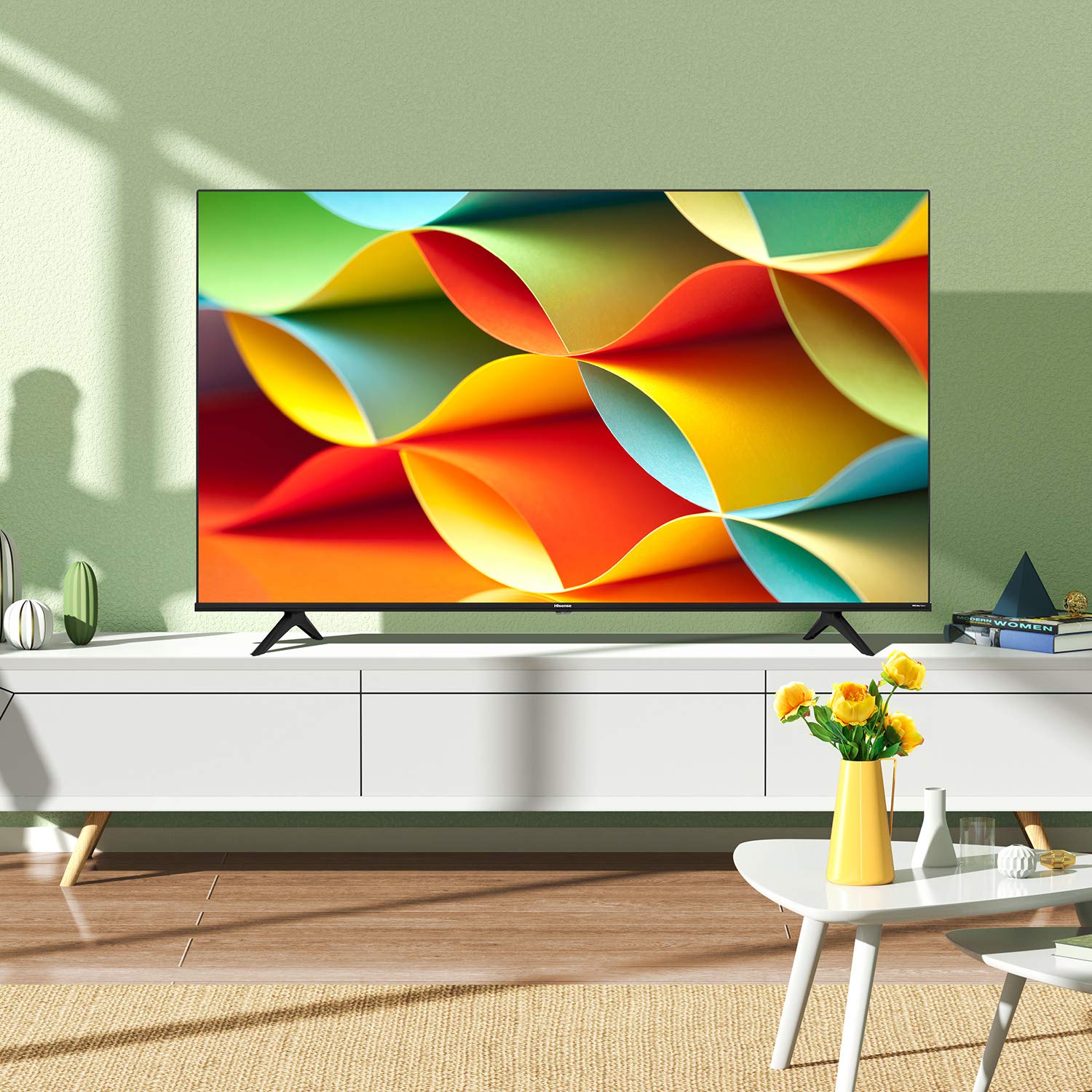 Hisense 43A6G 43 Inch A6G Series 4K UHD Smart Android TV with Dolby Vision HDR Bundle with Premium 2 YR CPS Enhanced Protection Pack