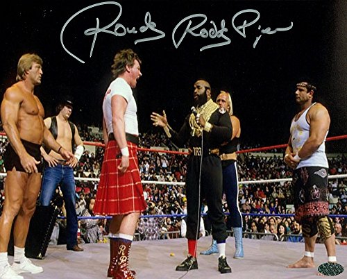 Kirkland Signature Rowdy Roddy Piper 8 X 10 Autograph Photo on Glossy Photo Paper