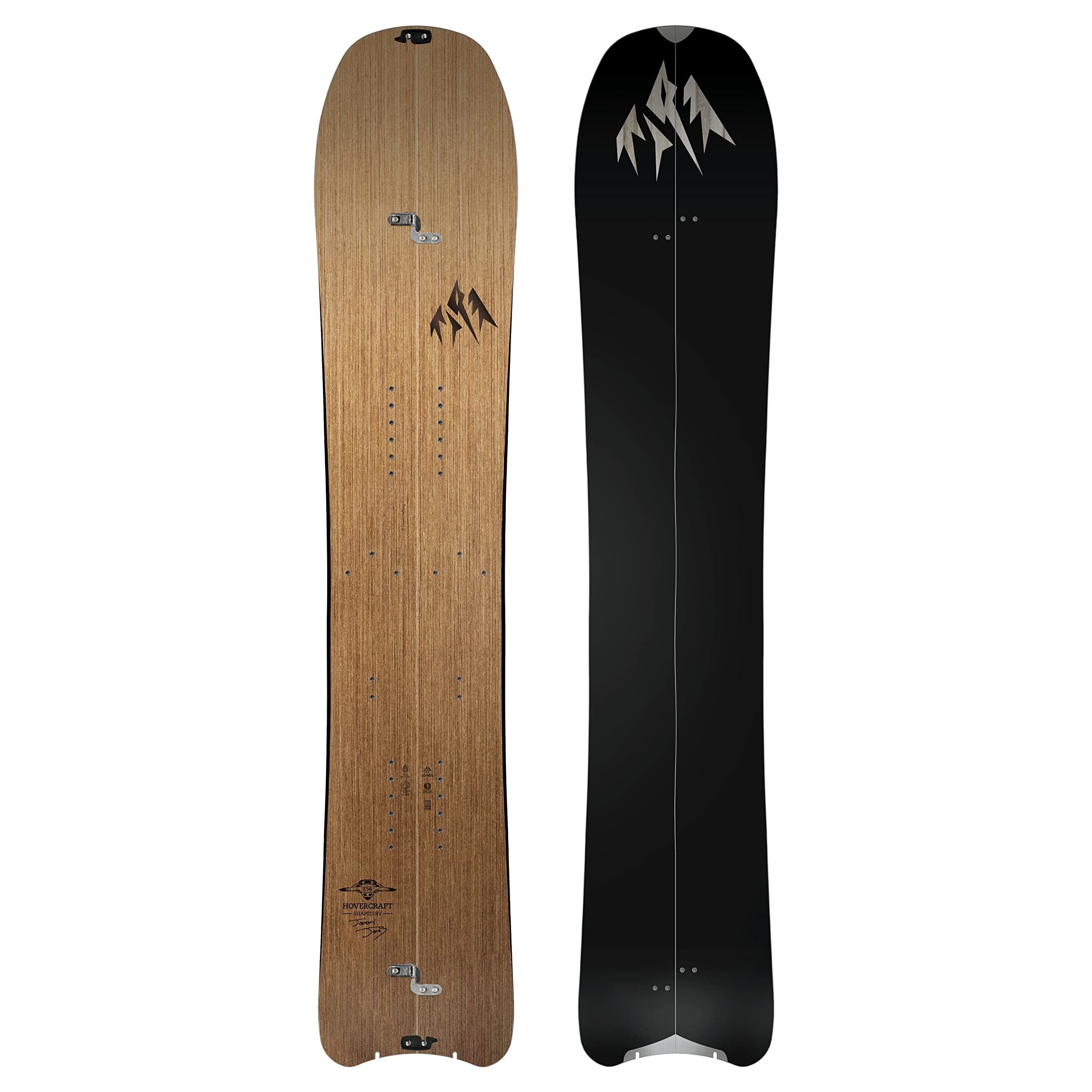 JONES Snowboards Hovercraft Splitboard, Directional Freeride, Alternative Freeride, Karakoram Ultra Clips, 160cm, Big Horn Series