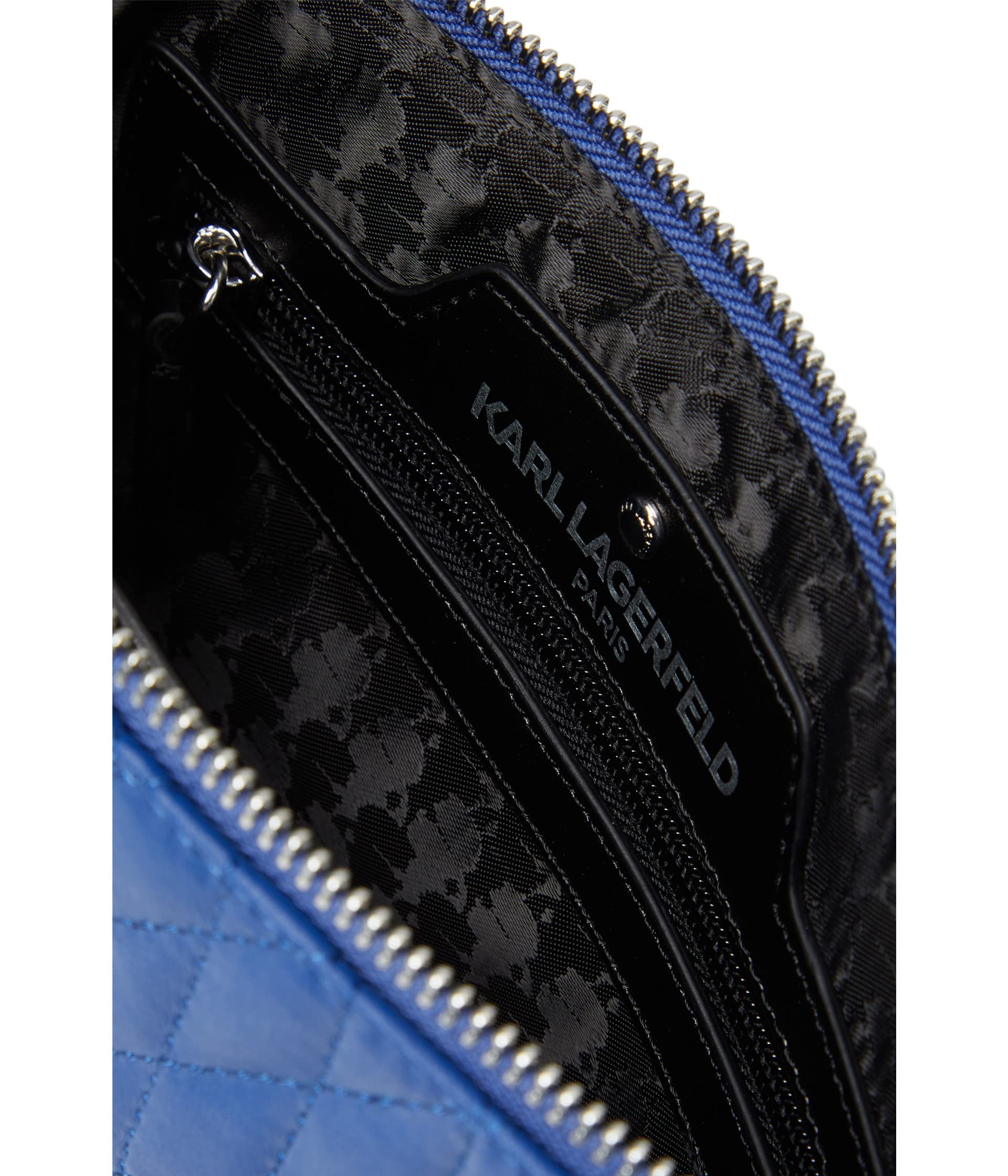 Karl Lagerfeld Paris Karolina Crossbody Blue PROCESSING PROCESSING