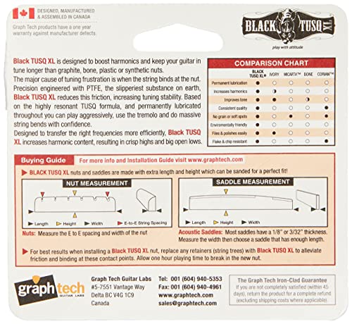 Graphtech Guitar Top Nut (PT-6643-00)