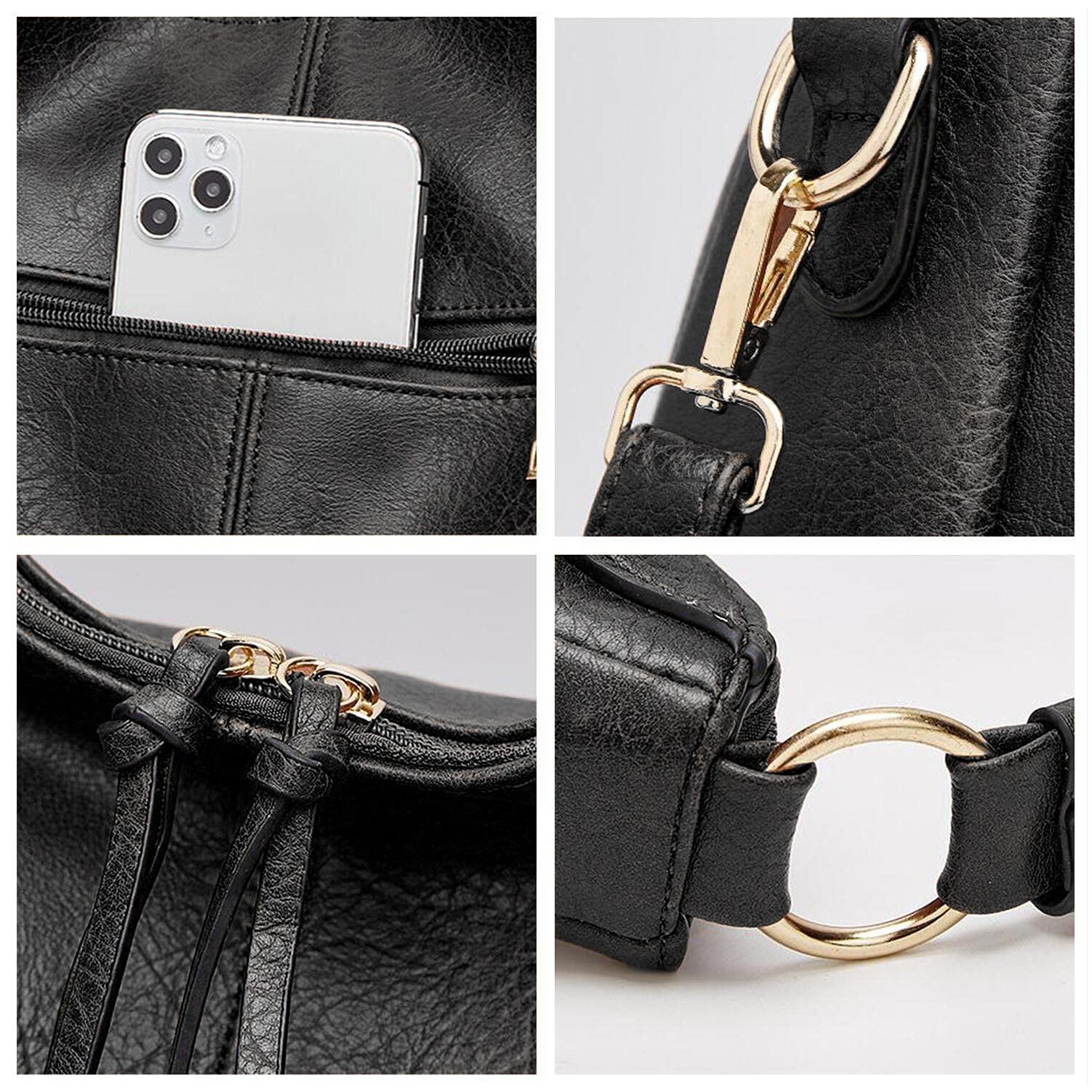 HgOgTg Women Shoulder Bag Leather Stylish Crossbody Tote Travel Top-Handle