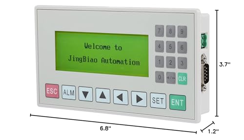 Ozgkee OP320-A 3.7 inch Text Display HMI Support S485/RS232 Communication Port with Cable for PLC