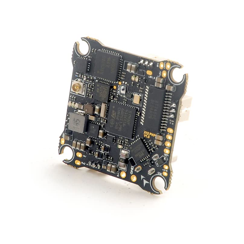 HAPPYMODEL X12 AIO 5in1 1-2S Flight Controller with Built-in 12A ESC OPENVTX Betaflight OSD for FPV Tinywhoop Toothpick Drone (SPI ELRS)