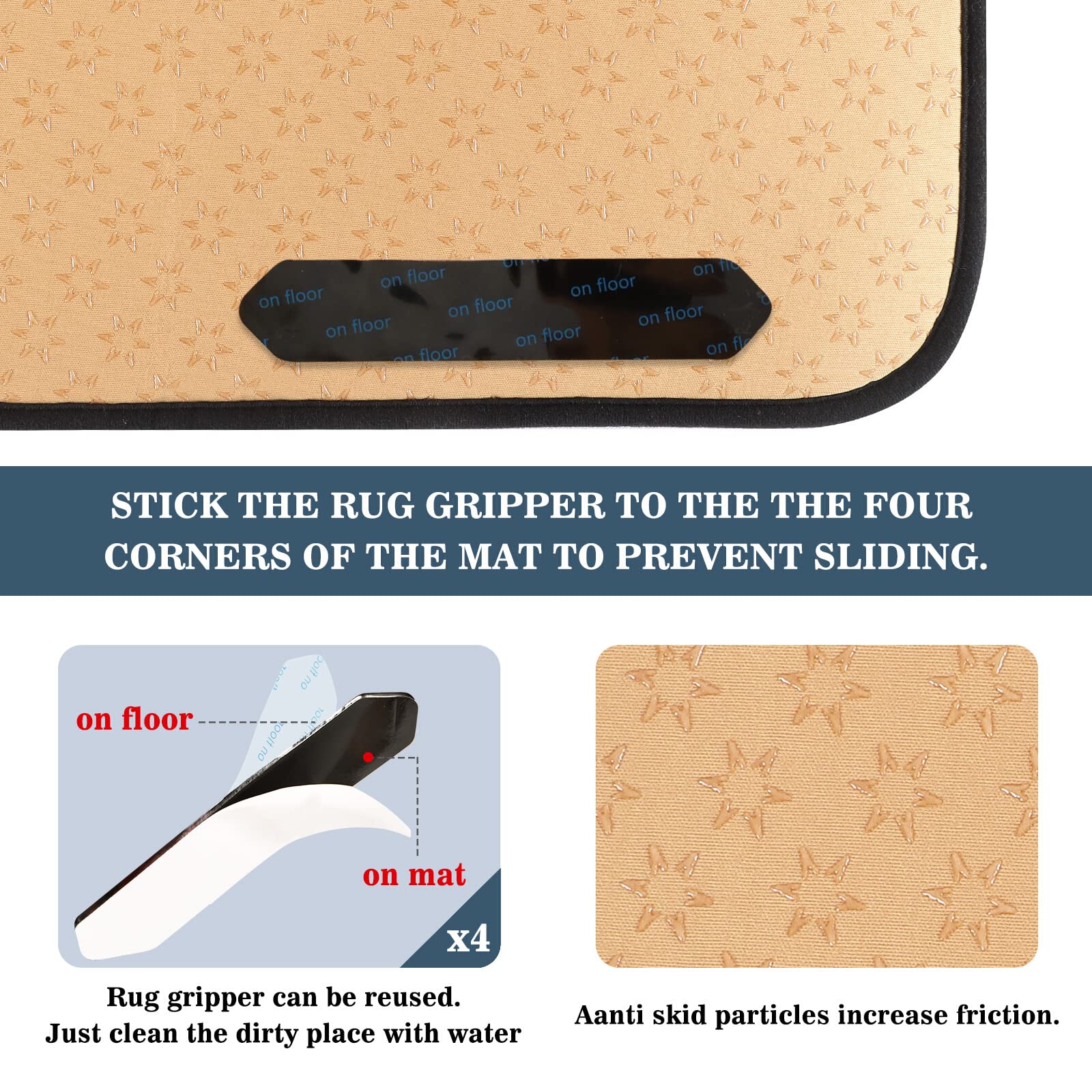 Kitchen Rugs Mats Non Skid 39 X 20inch Throw Rugs for Kitchen Floor Sink Standing Carpets Entryway Rugs (Red Wine and Bottle)
