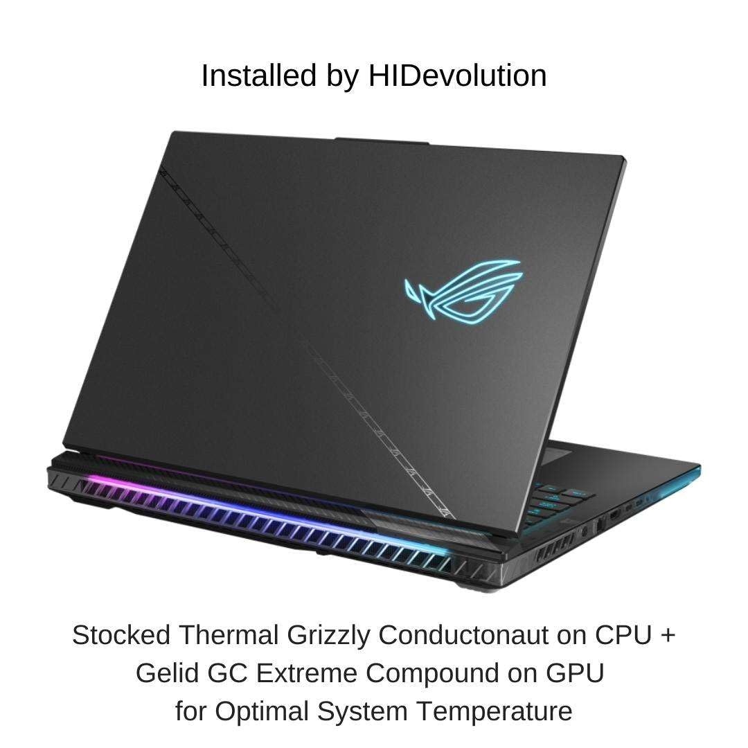 HIDevolution ASUS ROG Strix Scar 18 G834JY 18" QHD+ 240Hz, 2.2 GHz i9-13980HX, RTX 4090, 96 GB DDR5 RAM, 16 TB PCIe SSD, Windows 11 Pro