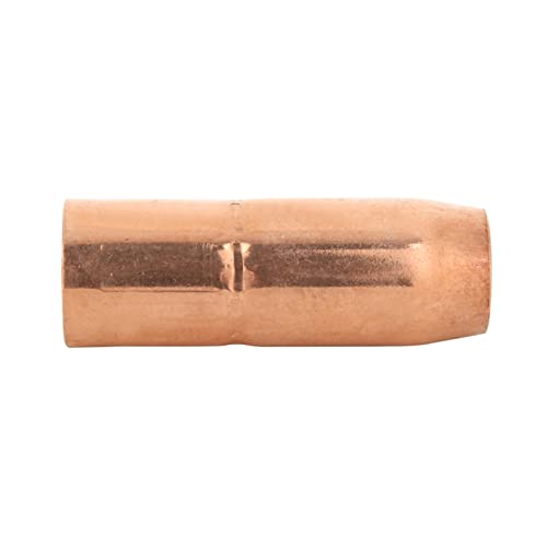 JUSTHENGGUANG 5Pcs Welding Nozzle Copper Nozzle Inert Gas Protection Welding Gun Accessories Fit for Miller M25/M40 Welding Nozzle Torch Nozzle