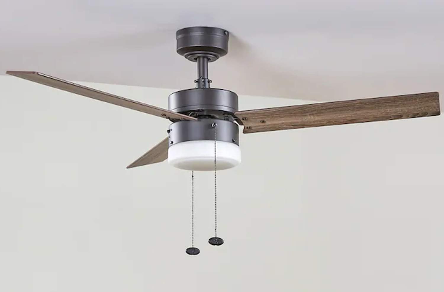 Harbor Breeze Vue 44-in Matte Bronze LED Indoor Ceiling Fan with Light Kit (3-Blade)