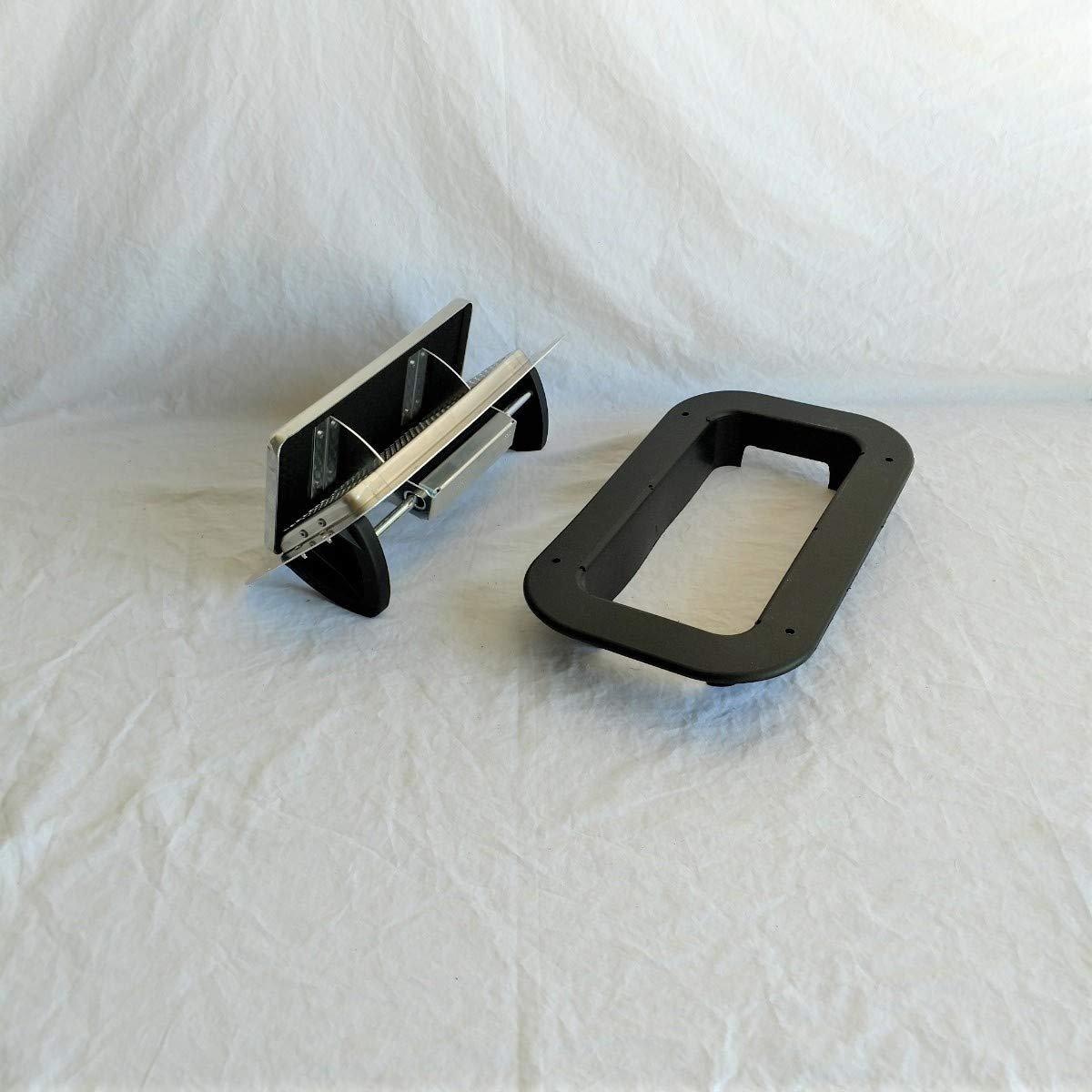 Horse Trailer Roof Vent Aluminum Low Profile Popup Air Flow Camper, RV, Trim Ring & Gasket