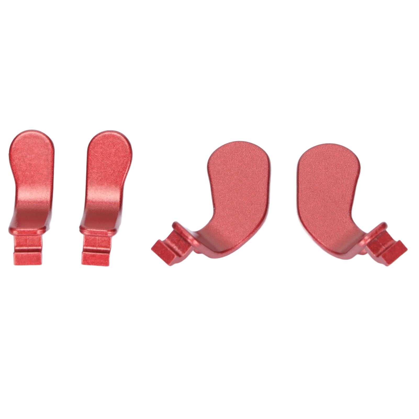 Metal Paddles, Stainless Steel Fashion Appearance Interchangeable Paddles Red 4pcs Easy To Replace for Xbox One Elite Series 2