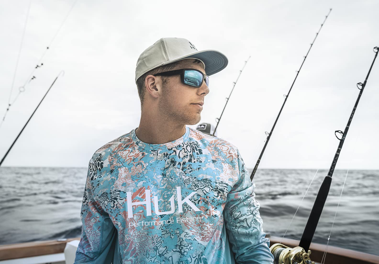 HUK Icon X Camo Long Sleeve Shirt |Performance Fishing Shirt