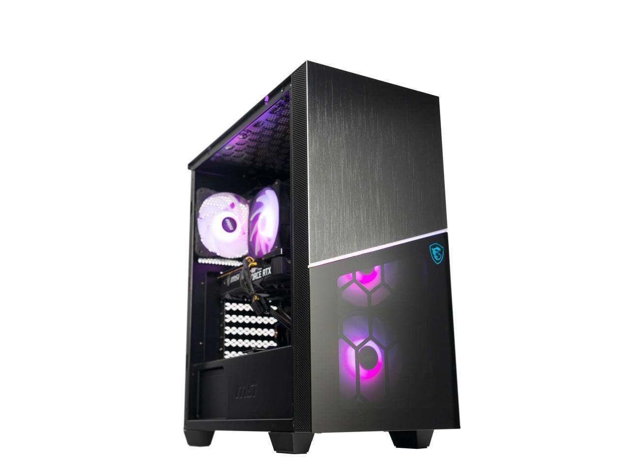 MSI Infinite ZS (Full) Gaming Desktop, AMD Ryzen R5-5600X, GeForce RTX 3050, 16GB Memory (Dual-CHL), 500GB SSD, WiFi 6, USB Type-C, VR-Ready, Windows 11 Home (5TH-401US)