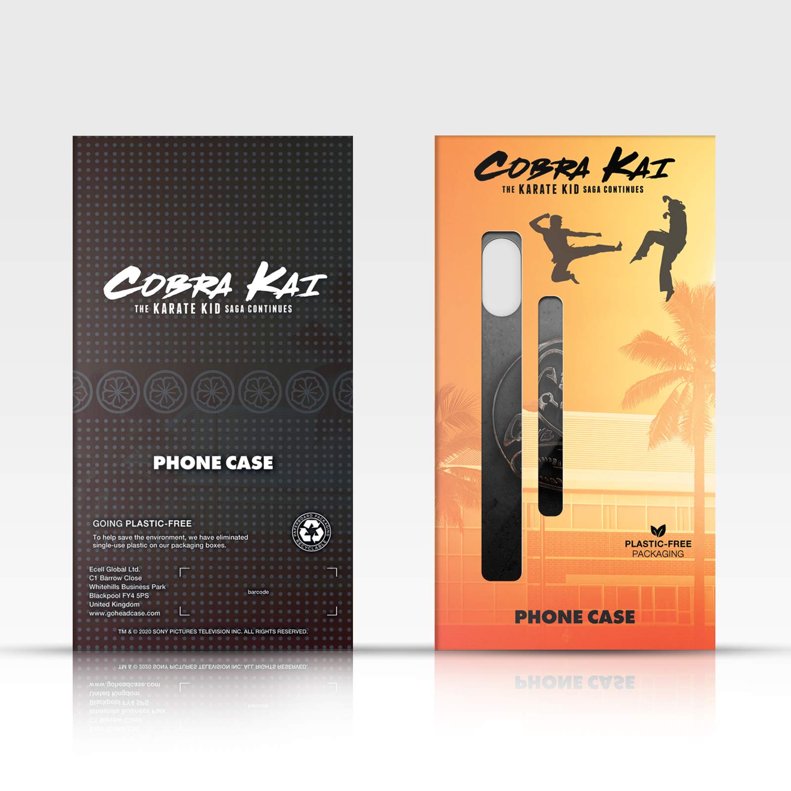 Head Case Designs Officially Licensed Cobra Kai Logo Graphics Soft Gel Case Compatible with Apple iPhone 7/8 / SE 2020 & 2022