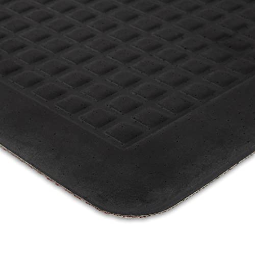 Martha Stewart Mira Modern Heathered Solid Anti-Fatigue Air-Infused Kitchen Mat, Mint Green, 19.6"x32"