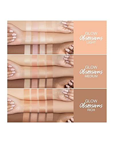 HUDA BEAUTY Mini Glow Obsessions Highlighter Face Palette - Medium