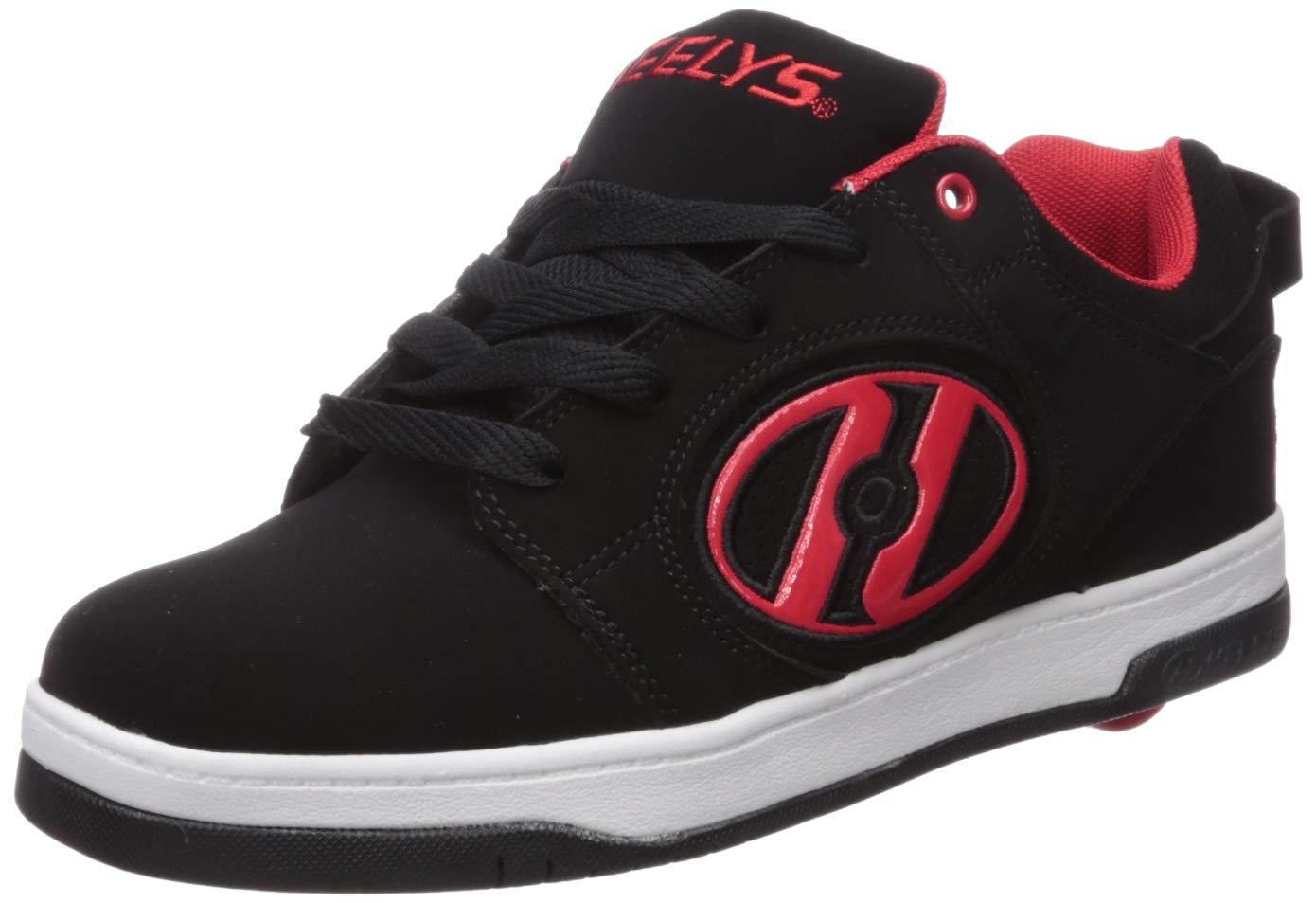 Heelys Men's Voyager Tennis Shoe, Black/Red, 12 M US