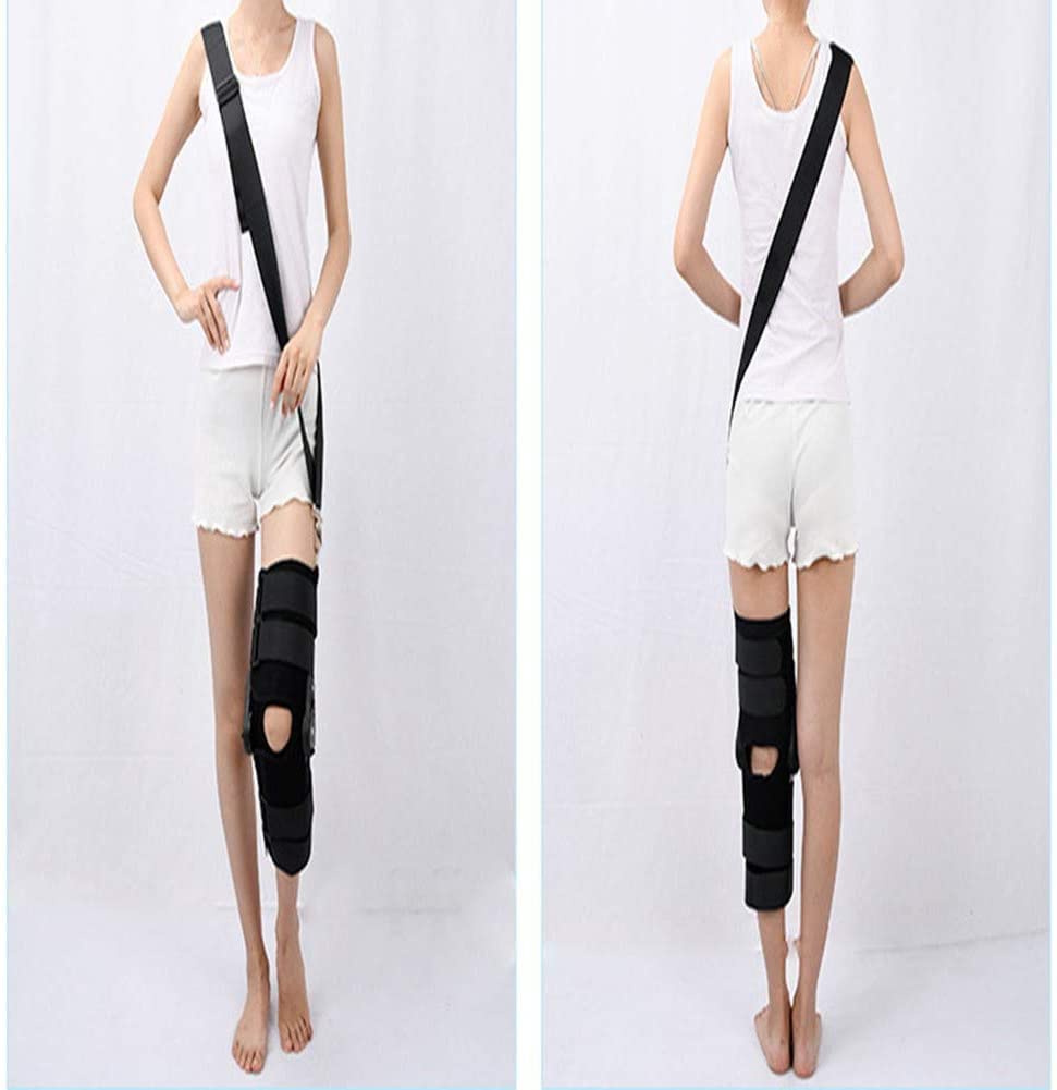 Knee Braces for Knee Pain Arthritis Adjustable Hinged Knee Brace Support for Ligaments Sports Injury Walking Training Leg Restoration Protector (Size : M)