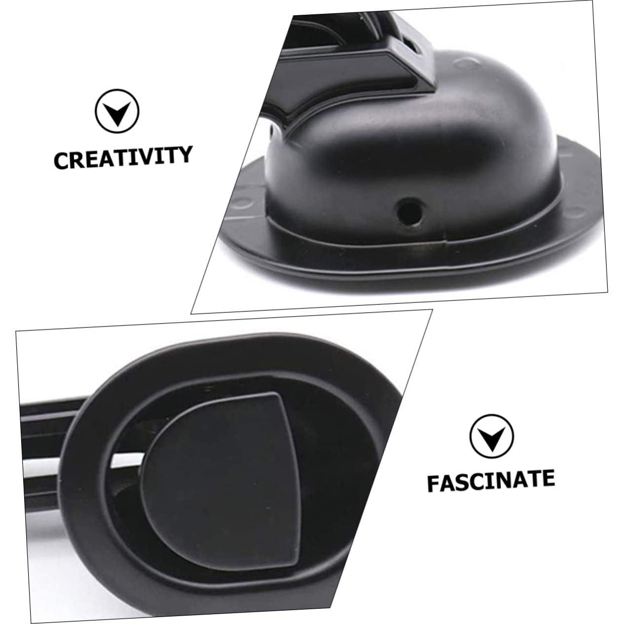 Homoyoyo 2 Sets Black Couch Black Handles Metal Chairs Sofa Handle Replacements Recliner Parts Recliner Release Handle Sofa Chair Handle Replacement Plastic Recliner Pull Handle