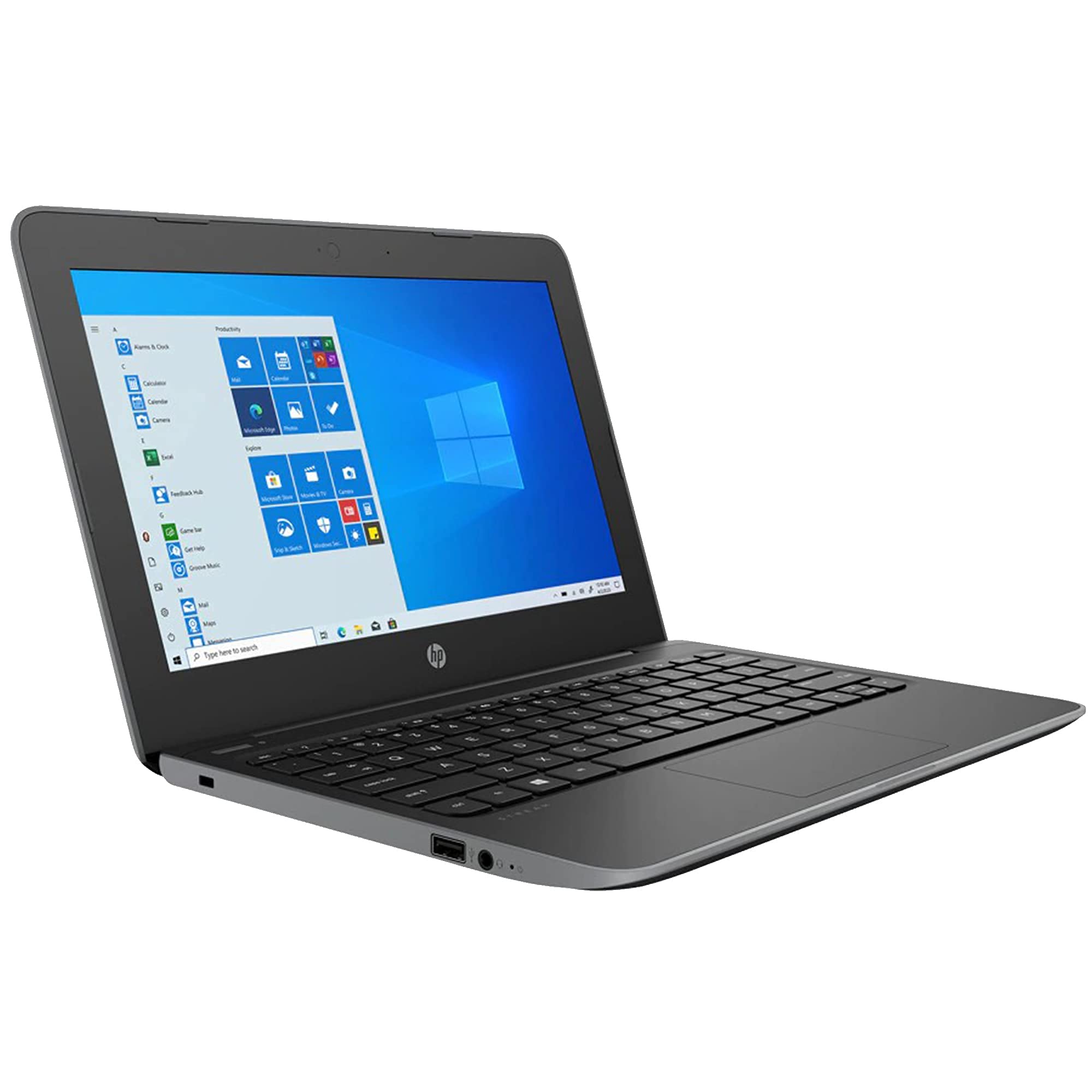 HP Stream 11 Pro G5 11.6-inch Laptop - Intel Celeron N4020 Processor 4GB RAM 64GB eMMC WiFi5 1 Year Office365 Win10 Pro Black (Renewed)
