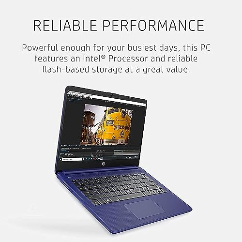 HP Stream Laptop 2023 Newest 14" HD Display, Intel Celeron N4120 Processor, 16GB RAM, 192GB Storge (64GB EMMC+128GB SD Card), Intel UHD Graphics 600, Webcam, Wi-Fi, Windows 11 Home in S Mode