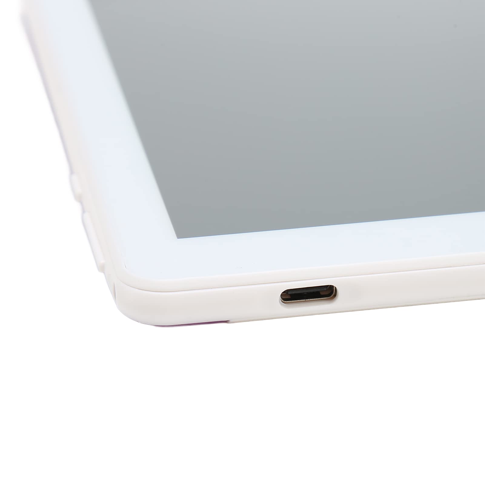 Honio 10.1 Inch HD Tablet, 4GB RAM 64GB ROM Calling Tablet 2.4G 5G WiFi 100-240V Gold, 12 for Office (US Plug)