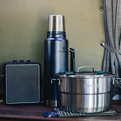Stanley Classic Vacuum Insulated Wide Mouth Bottle, Nightfall - BPA-Free 18/8 Stainless Steel Thermos for Cold & Hot Beverages – Keeps Liquid Hot or Cold for Up to 24 Hours – Lifetime Warranty