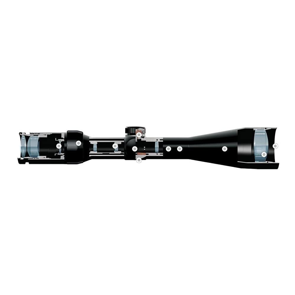 HAWKE Vantage 3-9X40 Mil Dot Riflescope and Hawke 2-Pc Medium Weaver Rings Kit