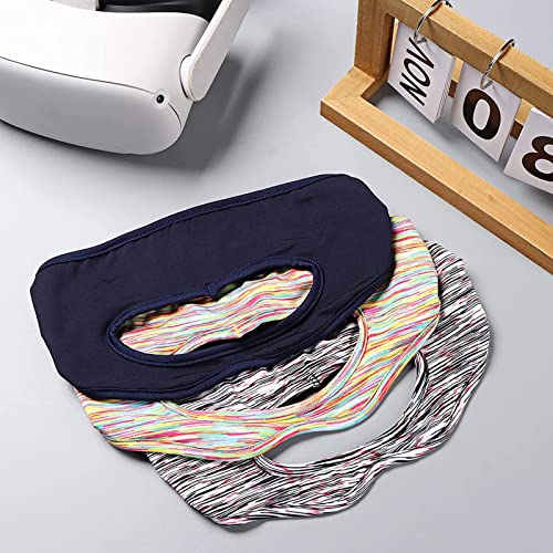 KOCOME Adjustable Sizes Eye Mask Padding Compatible with Quest 1/2 Headsets VR Facemask Exquisite Appearance Sweat Band vr Eye mask Cover Sweat Band