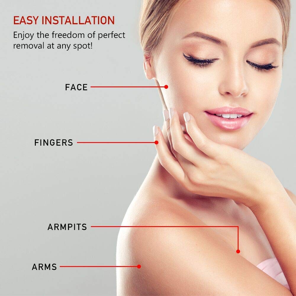 Generation 2 Replacement Heads for Flawless Facial Hair Remover, Replacement Blades for Old Finishing Touch Flawless Hair Removal