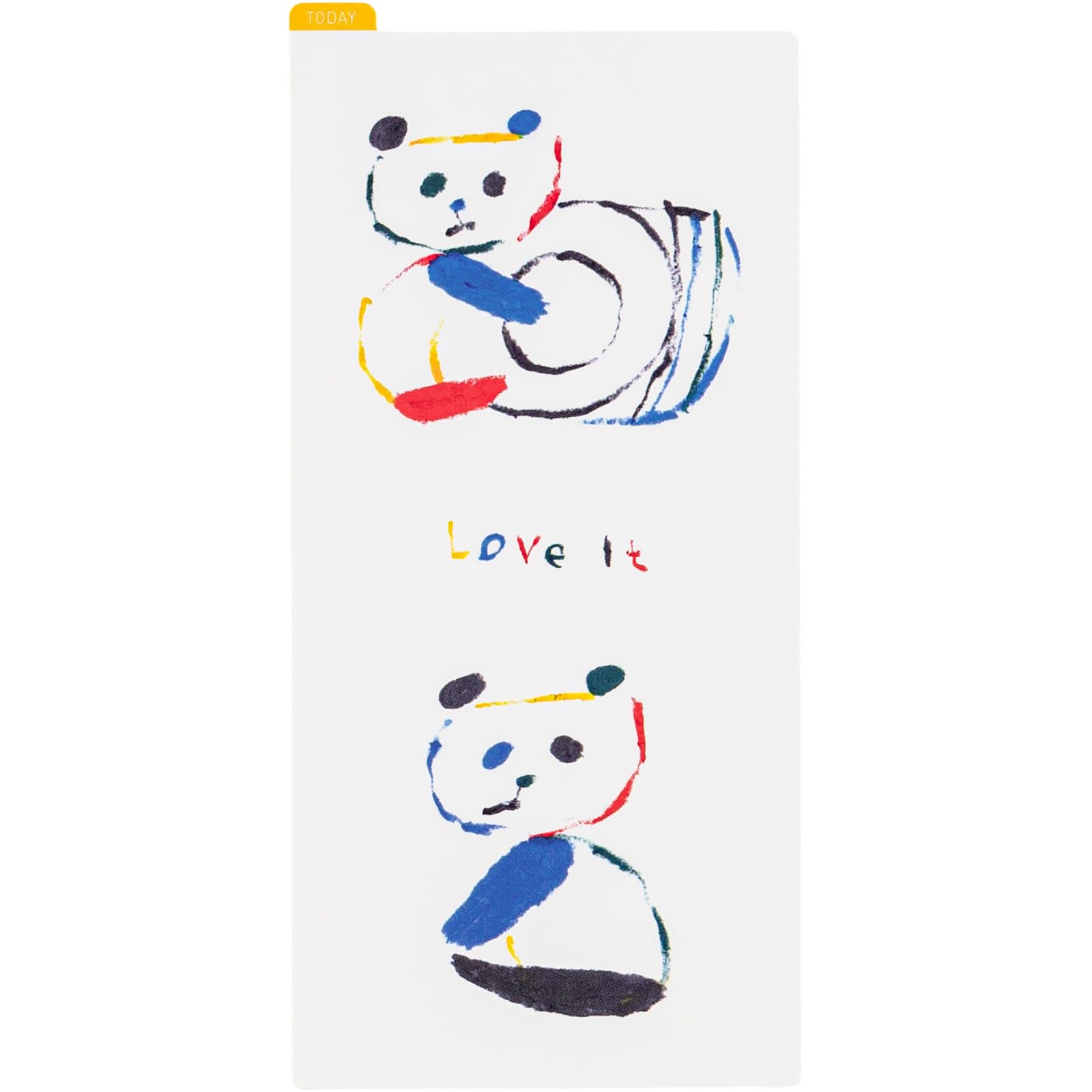 Hobonichi Techo Accessories Jin Kitamura: Hobonichi Pencil Board for Weeks (Love it (Panda))