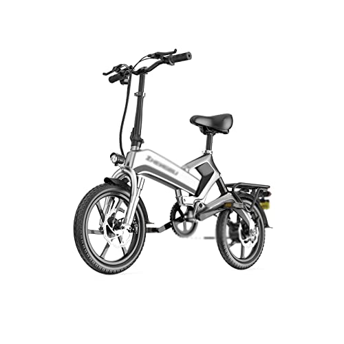 KOWMddzxc Electric Bycle 16 Inch Folding Electric Bicycle Motor Battery Commuter Folding Electric Bike