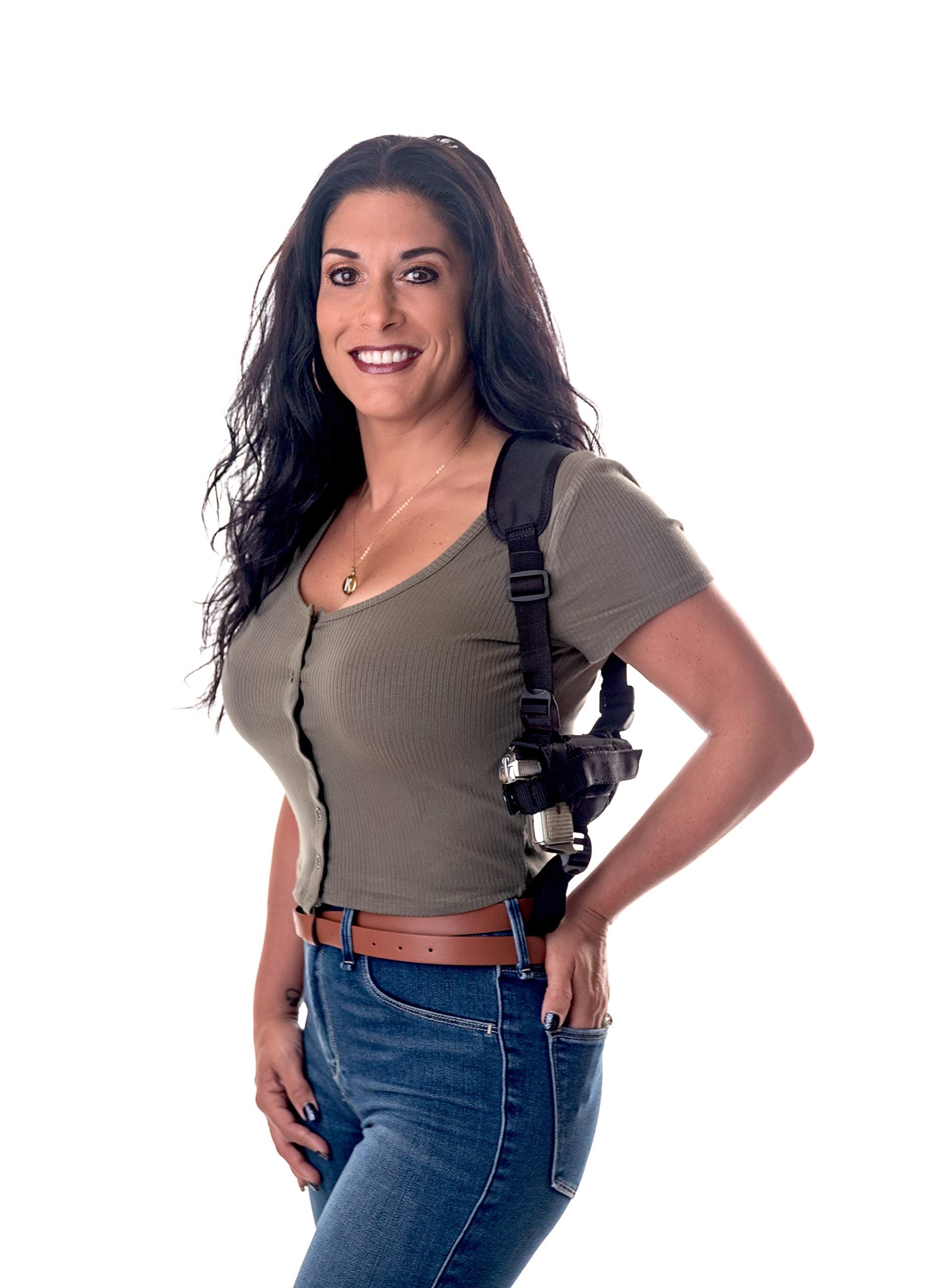 Gun Holster Buy 1 get 3 Free Shoulder/Concealed/Hip/Ankle FITS Ruger Security-9 9MM Luger 4" Barrel MOSSBERG MC 2 S&W SW9VE 5900 Glock 17 19 22 23 30 32 G44 FN509 FXN 9MM Walther CCP M2 PK 380 5