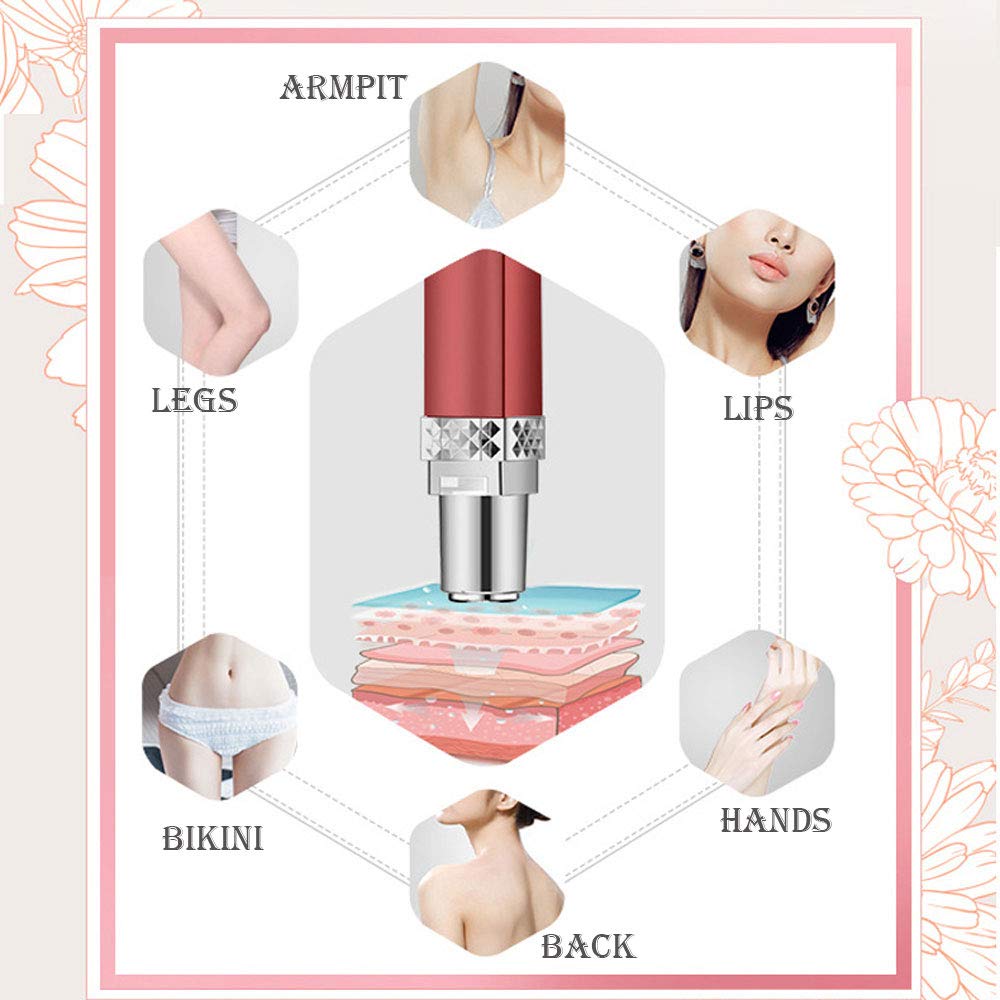 HOT-FEELING Eyebrow Trimmer, New Facial Hair Remover for Women with LED Light