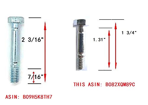 Mdairc Replace 303160355 for Ariens 5/16th Deluxe Snow Blower Shear Bolt 1.31" Length (10 PCS)