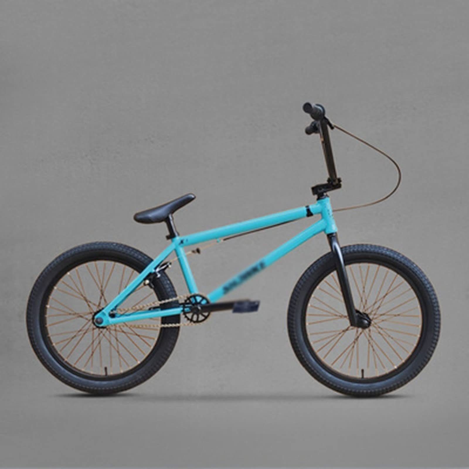 KOWMzxc Bikes for Men 20 Inch BMX Bike Big Handlebar Stunt Fancy Street Show Bicycle