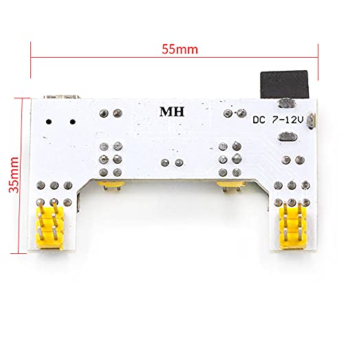 MB102 Mini USB Interface Breadboard Power Supply Module MB-102 Module for Arduino White DC 7-12V 2 Channel Board