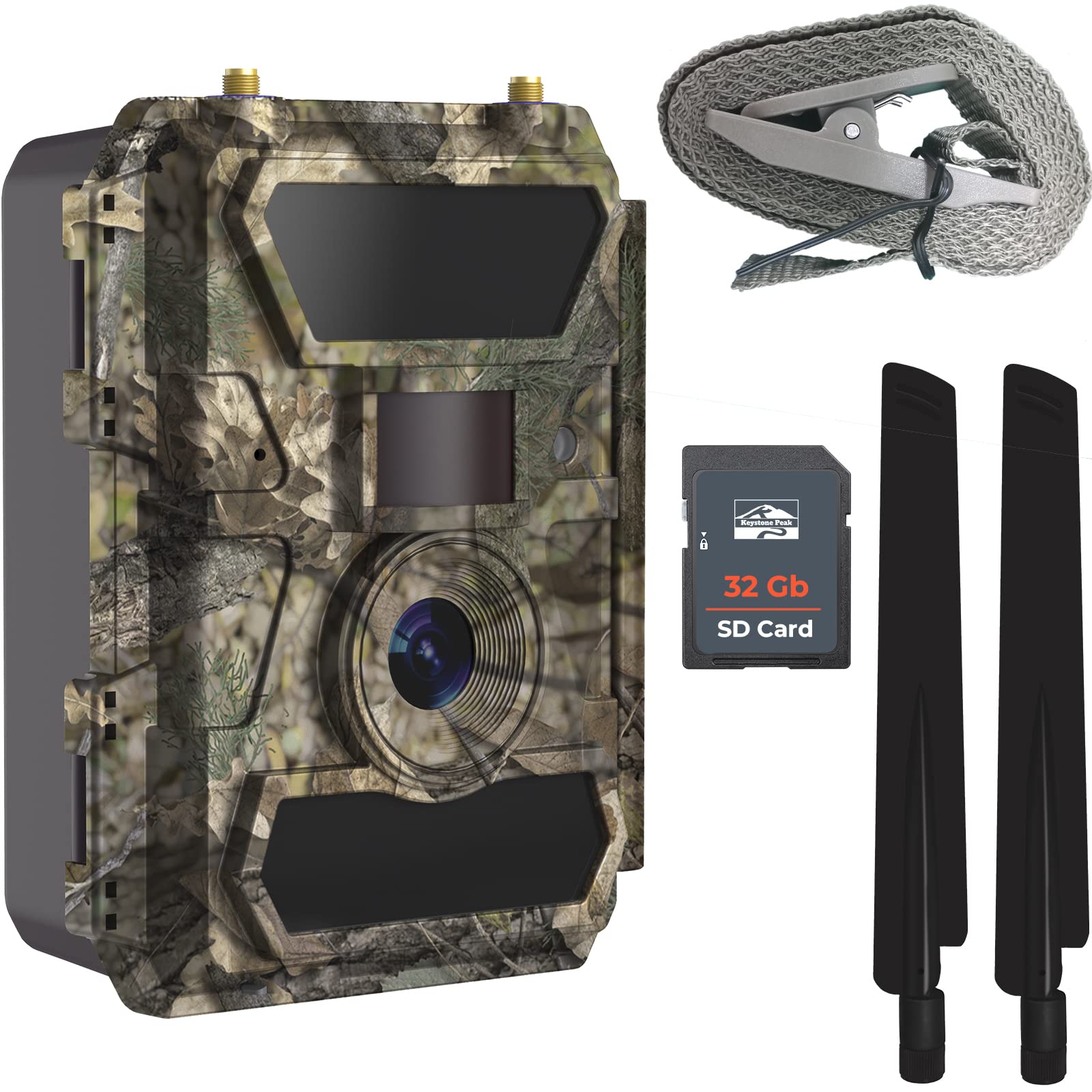 KP 100-4G LTE Wireless Cellular Trail Camera - New 2024 - Motion Activated Hunting & Game Camera - Photos &Video to Any Phone - 5 Year Warranty - (AT&T ONLY)