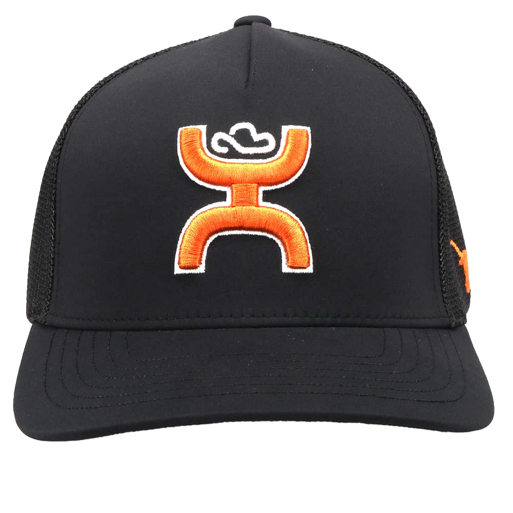 HOOEY Men's University of Texas Officially Licensed Collegiate Flexfit Hat (Large/X-Large - 7156BK-02)